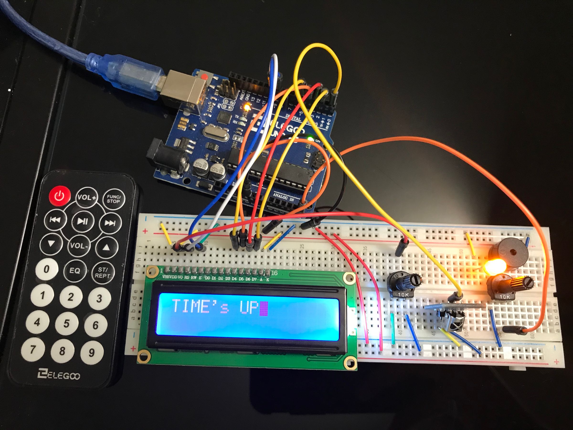 Remote Control Countdown Timer Via Arduino : 6 Steps (with Pictures ...