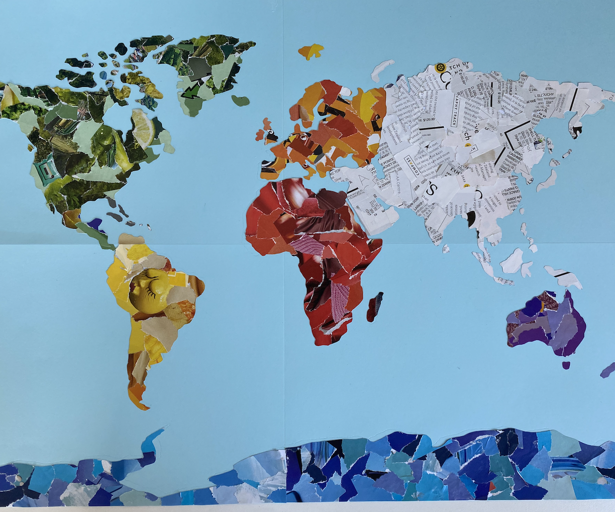 Recycled Magazine Map : 5 Steps (with Pictures) - Instructables