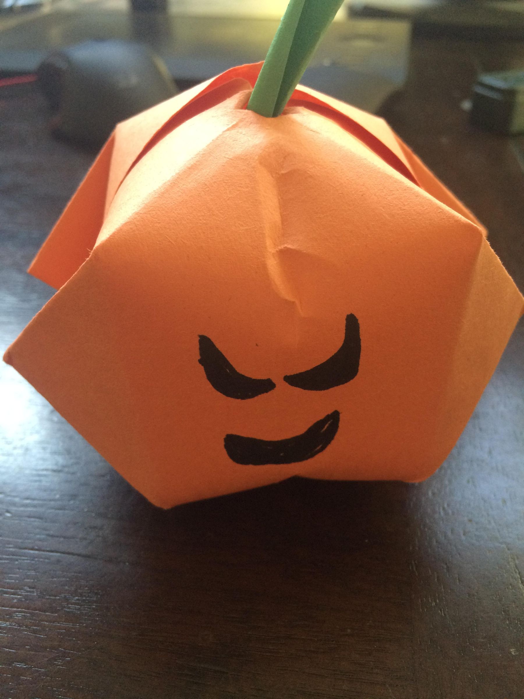 Super Easy Origami Pumpkin! : 11 Steps (with Pictures) - Instructables