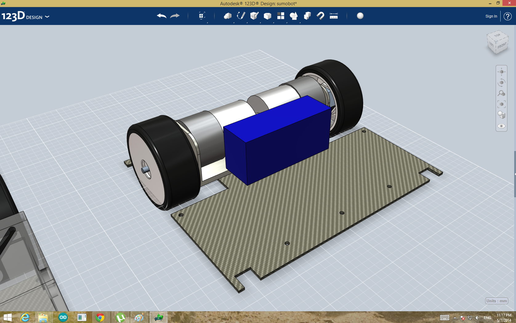 3D Printed Sumobot [Autonomous RC, Bluetooth Multiplayer] : 23 Steps ...