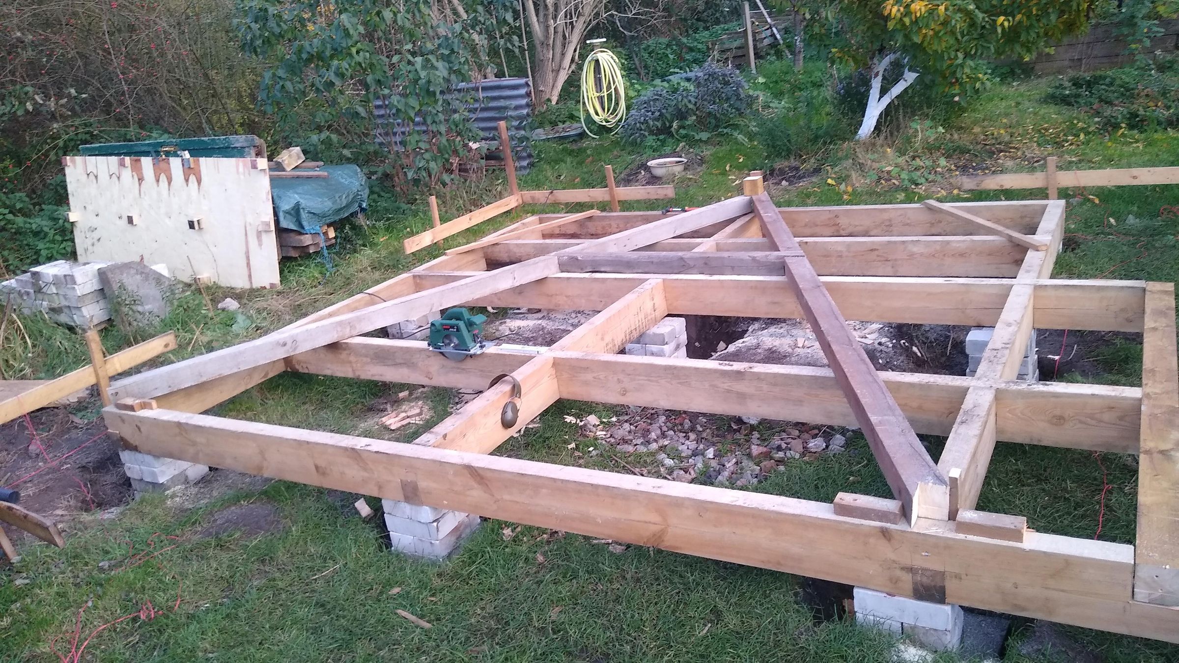 A-Frame Garden Shed From Reused Wood : 30 Steps (with Pictures ...
