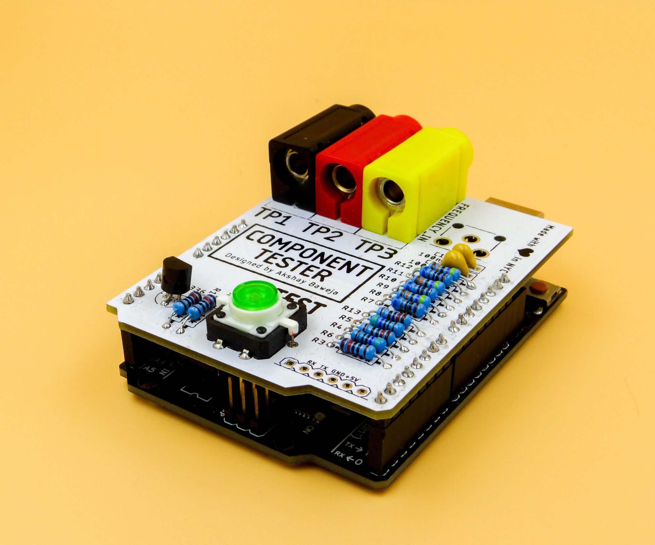 Component Tester UNO Shield : 5 Steps (with Pictures) - Instructables