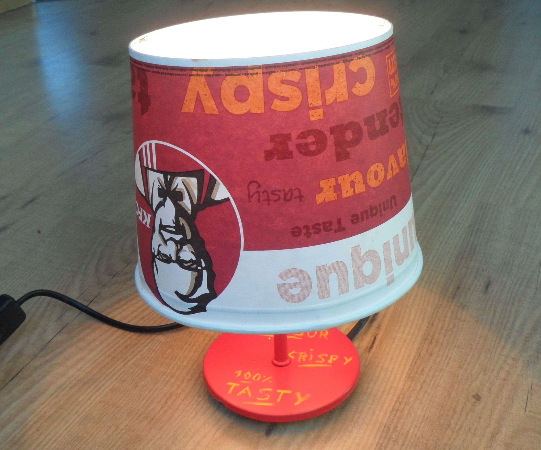 How to Make a KFC Lamp? : 6 Steps - Instructables