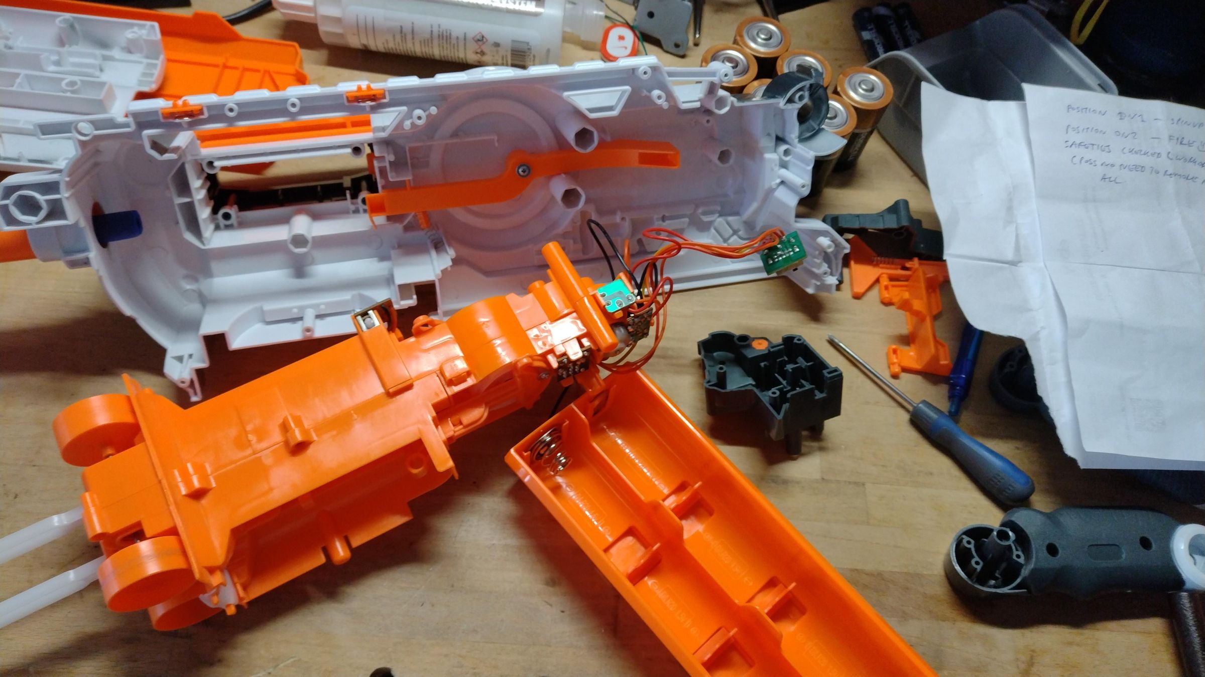 Switch Adapting a Rhino Fire Elite NERF Blaster : 5 Steps - Instructables