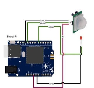 PIR Sensor With MicroPython Using Bharat Pi Board : 5 Steps - Instructables