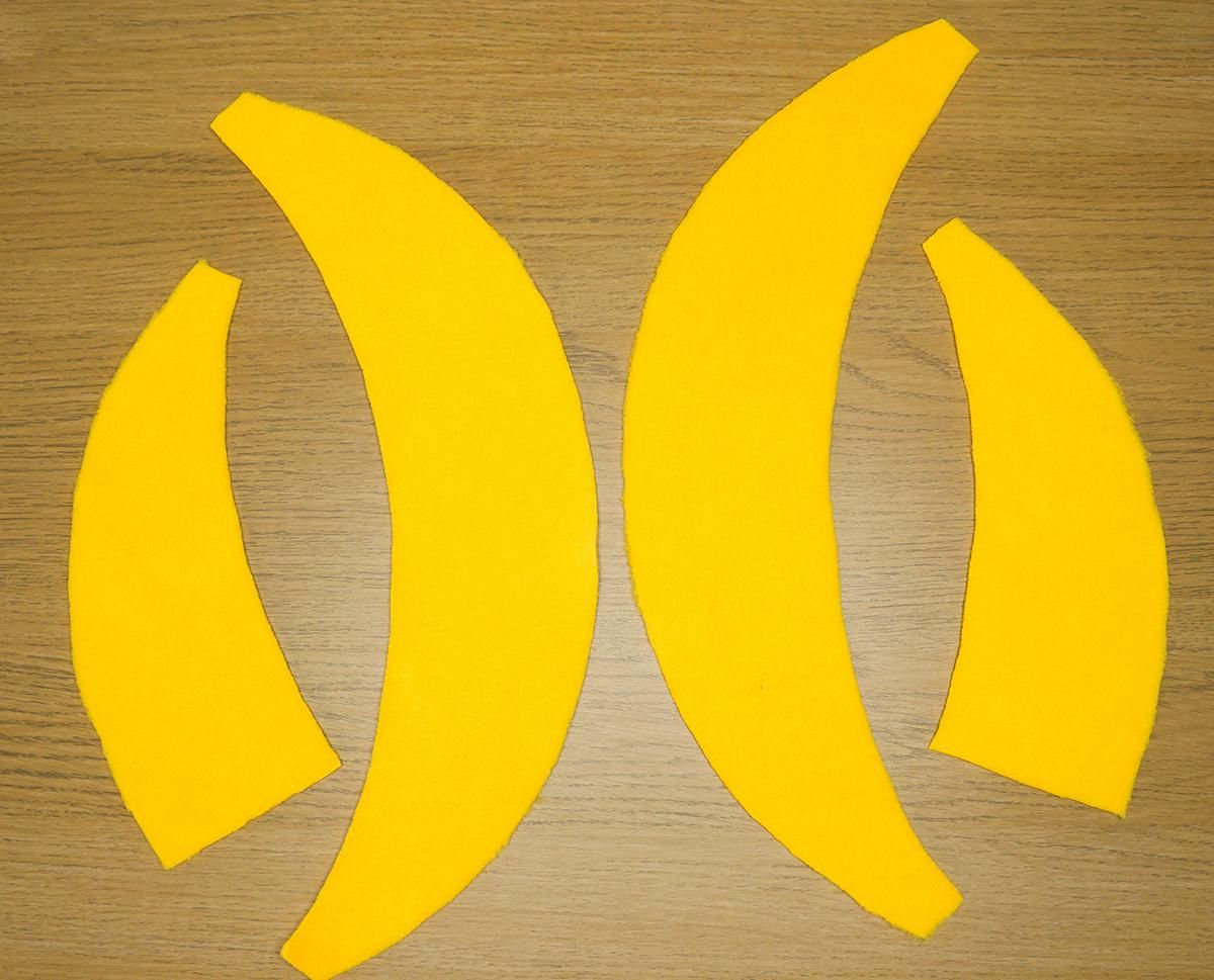 DIY Banana PLUSHIES ! | Whole & Peeled Fruit Sewing Patterns : 22 Steps ...