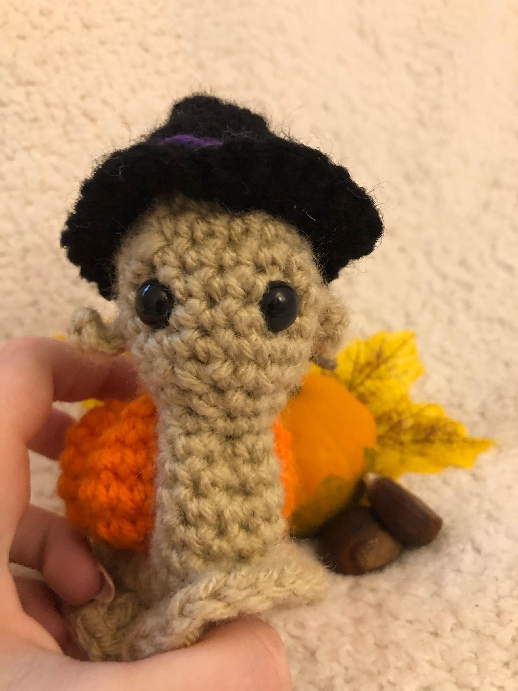 Crochet Halloween Pumpkin Snail : 7 Steps (with Pictures) - Instructables