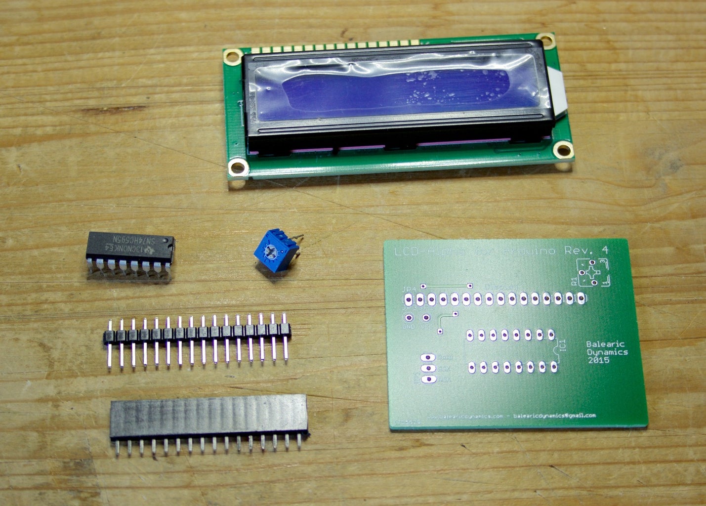 Alphanumeric Display Arduino Kit Assembly Tutorial 6 Steps Instructables