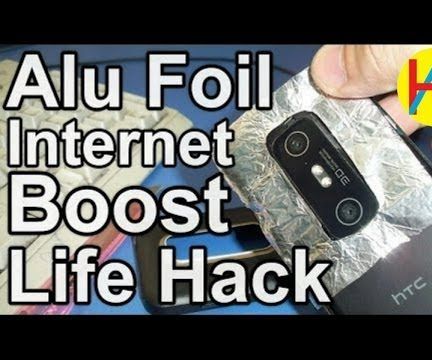Alu Foil Boost Your Smartphone Internet Speed by 100% - Instructables