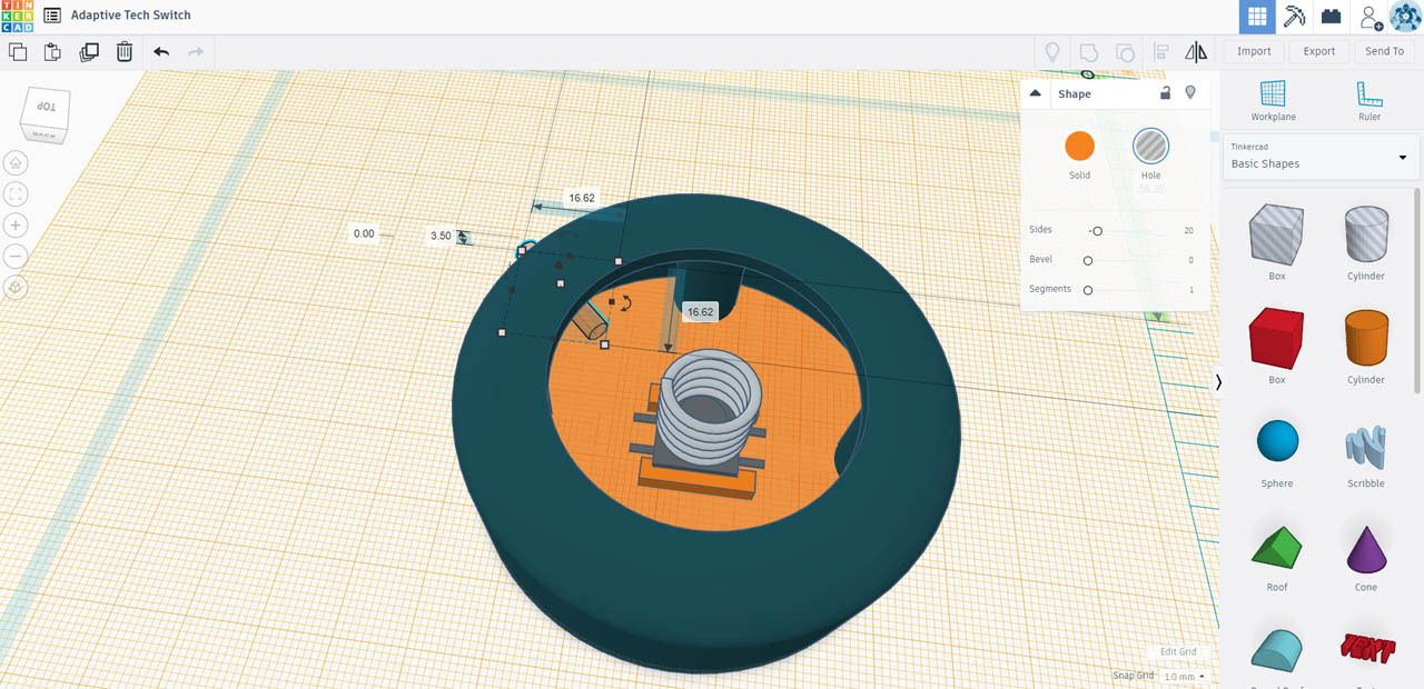 Create Adaptive Switches With TinkerCAD and 3D Printing : 8 Steps (with ...