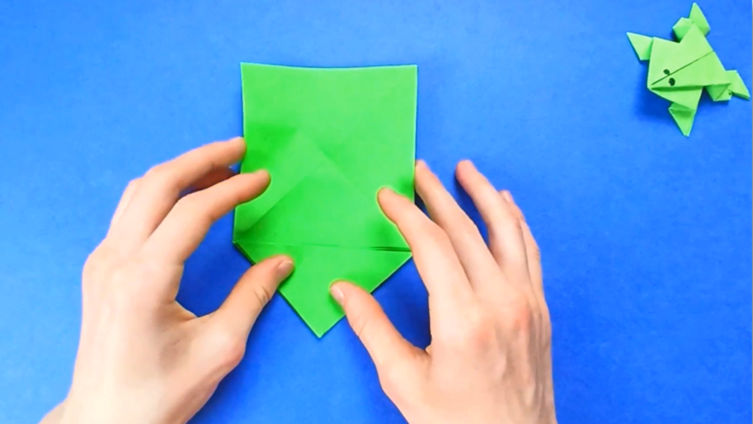 How to Make a Jumping Paper Frog? : 36 Steps (with Pictures ...