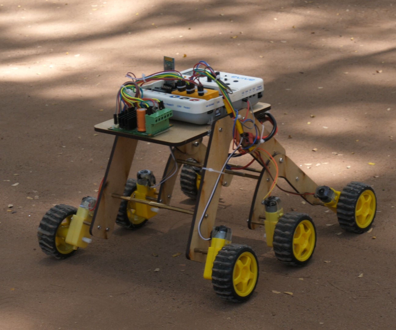 Mars Rover: Smartphone Controlled Stair Climbing Robot Using Evive- Arduino Based Embedded ...