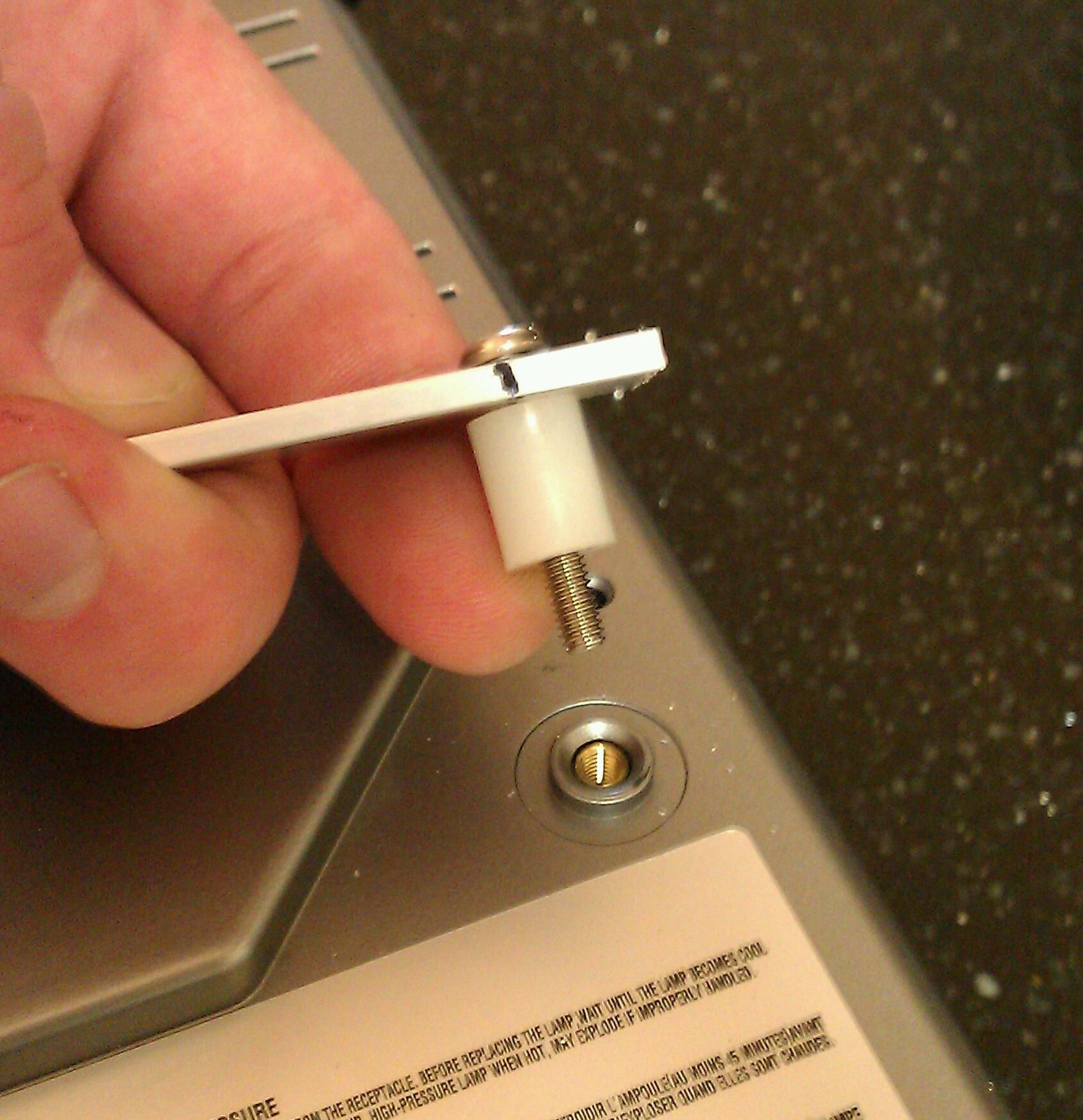 Projector Ceiling Mount for Hitachi Dukane : 6 Steps - Instructables