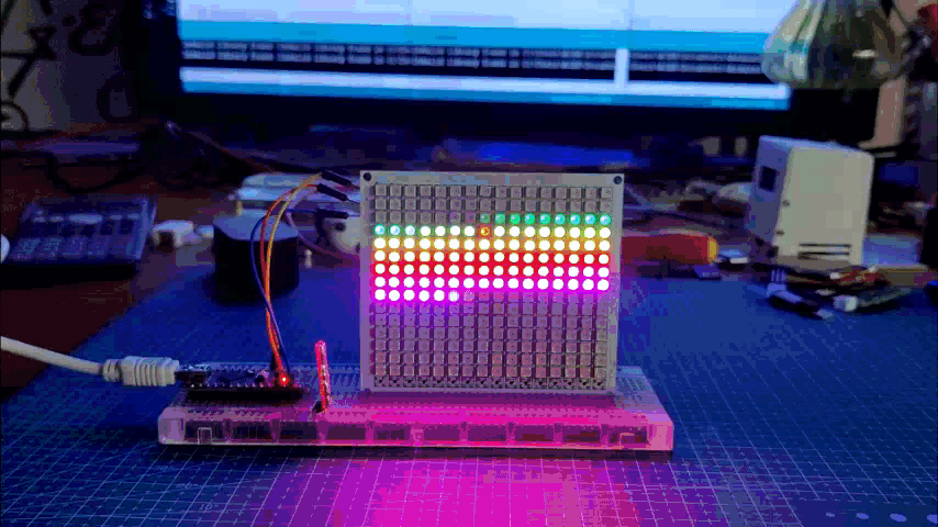 Custom 16x16 WS2812 Mini Matrix Project : 15 Steps (with Pictures ...