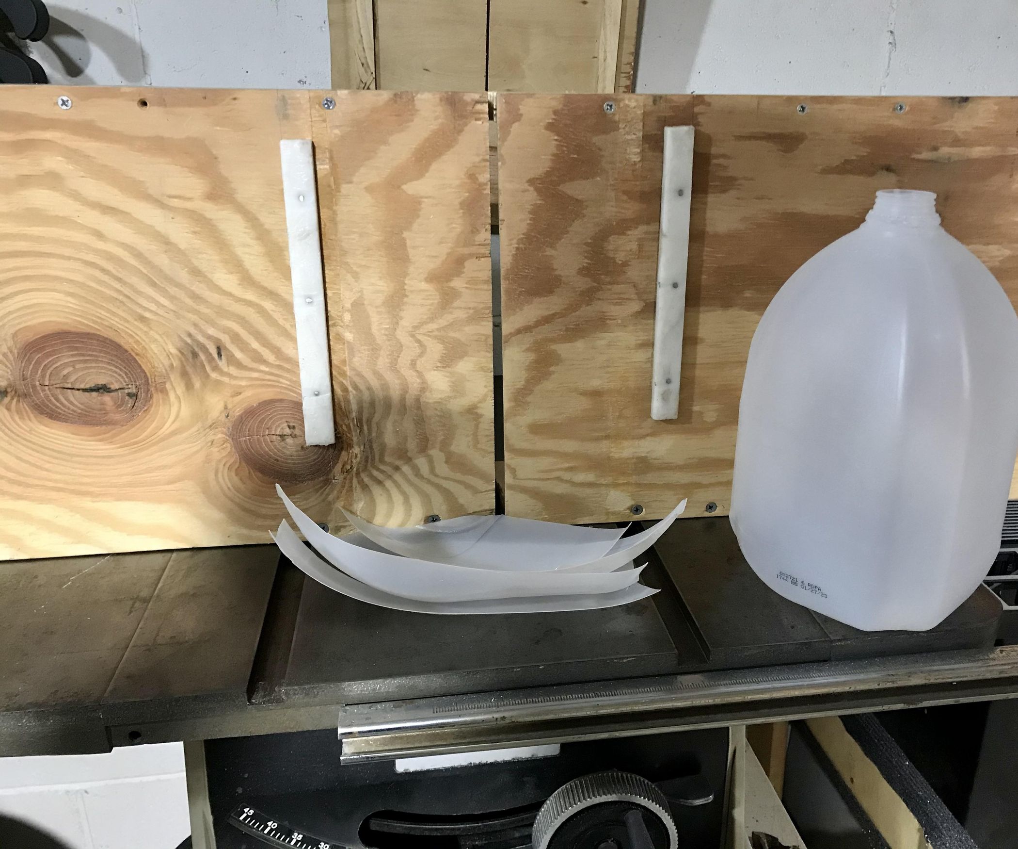 Recycled HDPE Plastic Crosscut Sled Runners : 3 Steps - Instructables