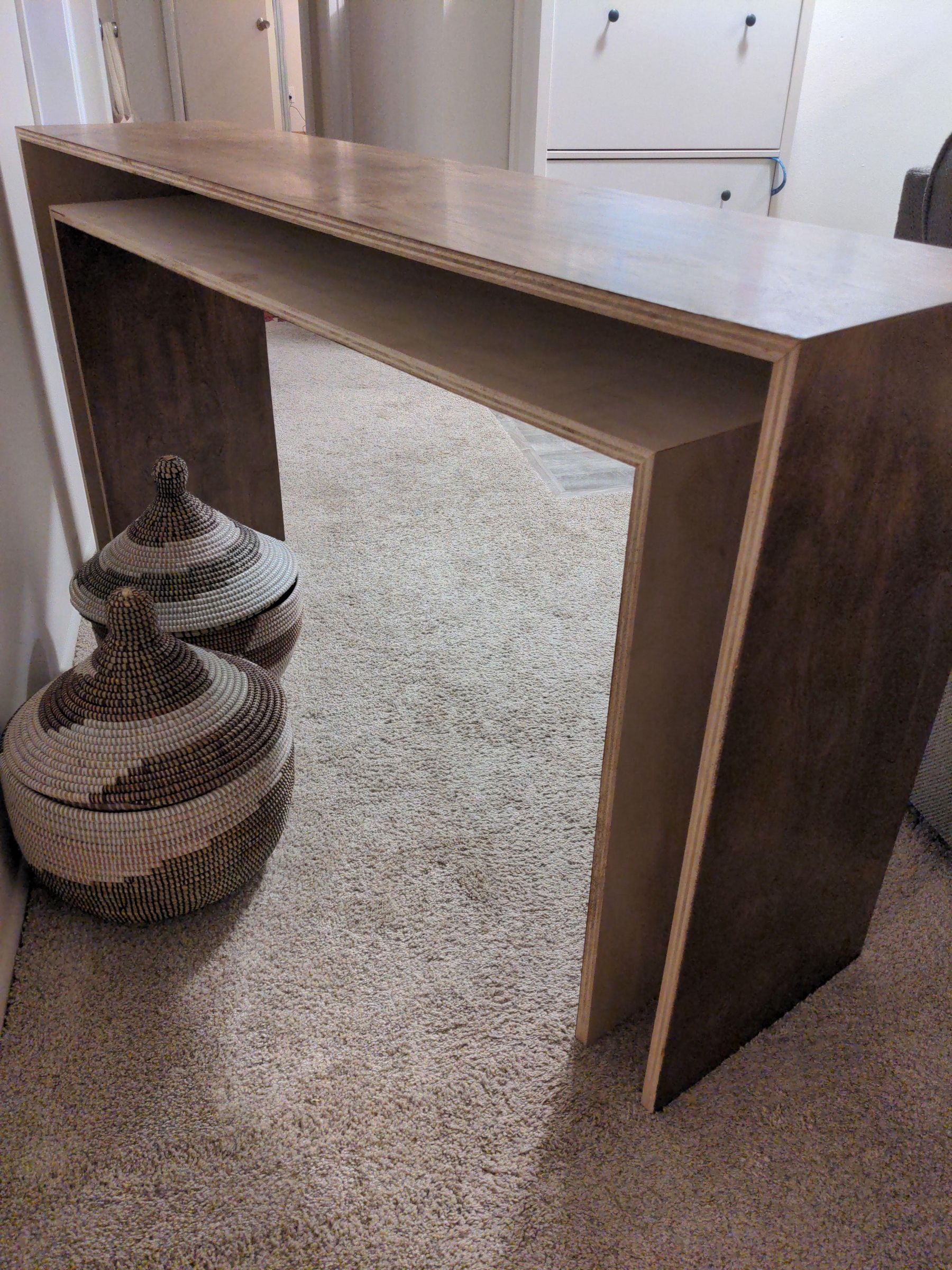 1 Plywood Sheet = 1 Console Table : 12 Steps (with Pictures ...