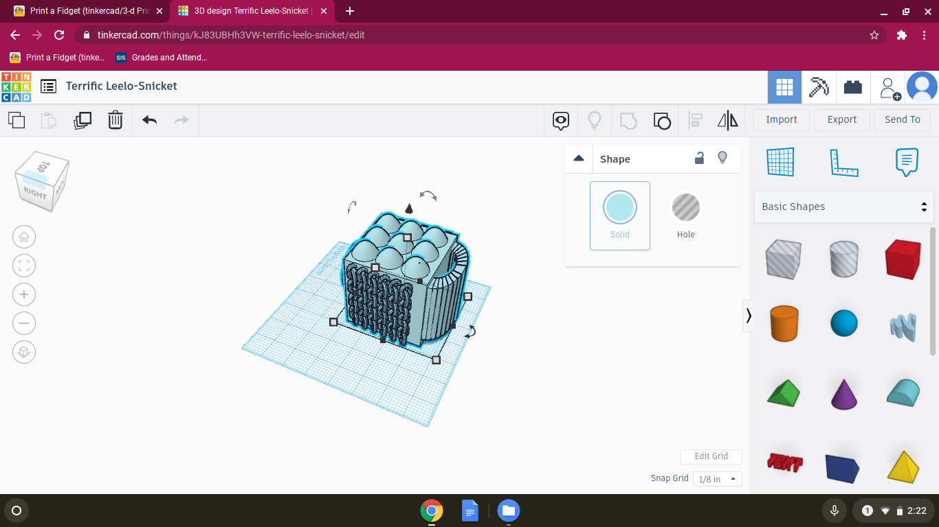Print a Fidget (tinkercad/3-d Printing) : 45 Steps - Instructables