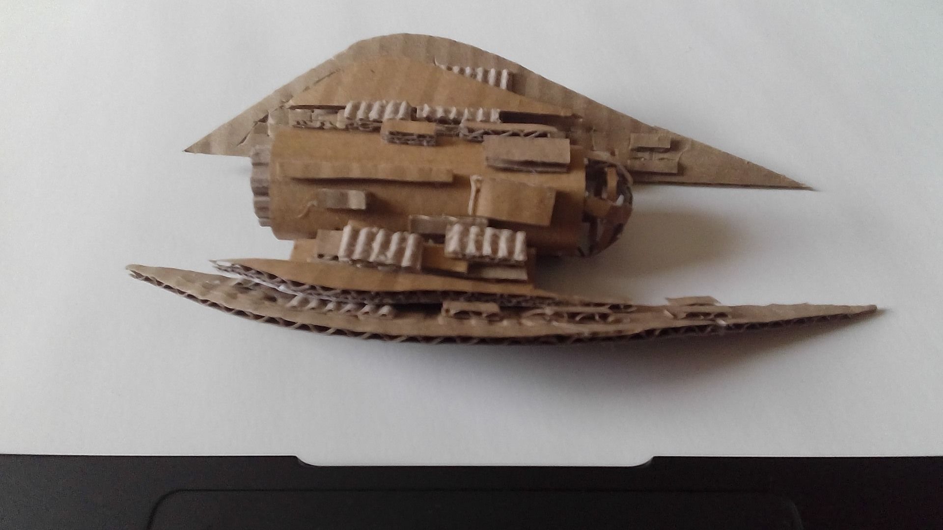 Cardboard Model Star Fighter : 8 Steps - Instructables