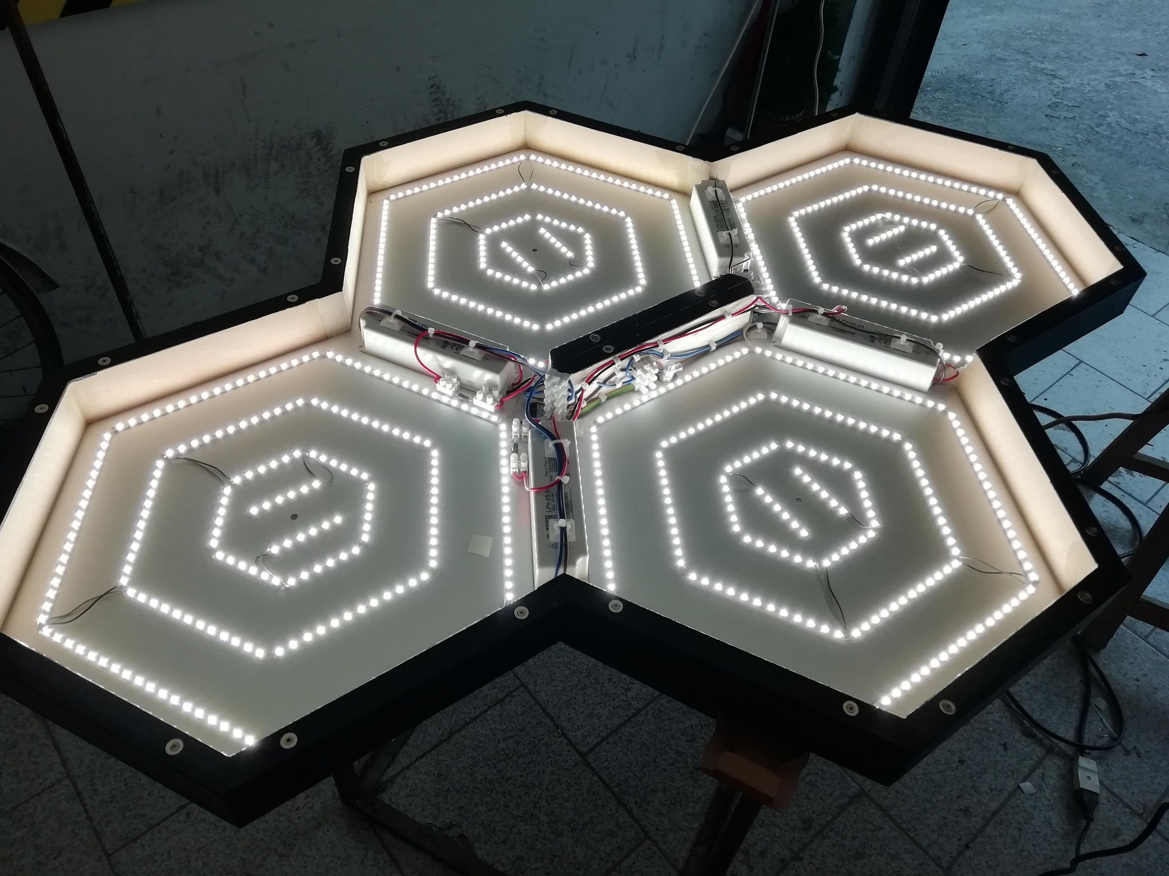 Modern Hexa LED Lamp With Bluetooth : 17 Steps (with Pictures ...