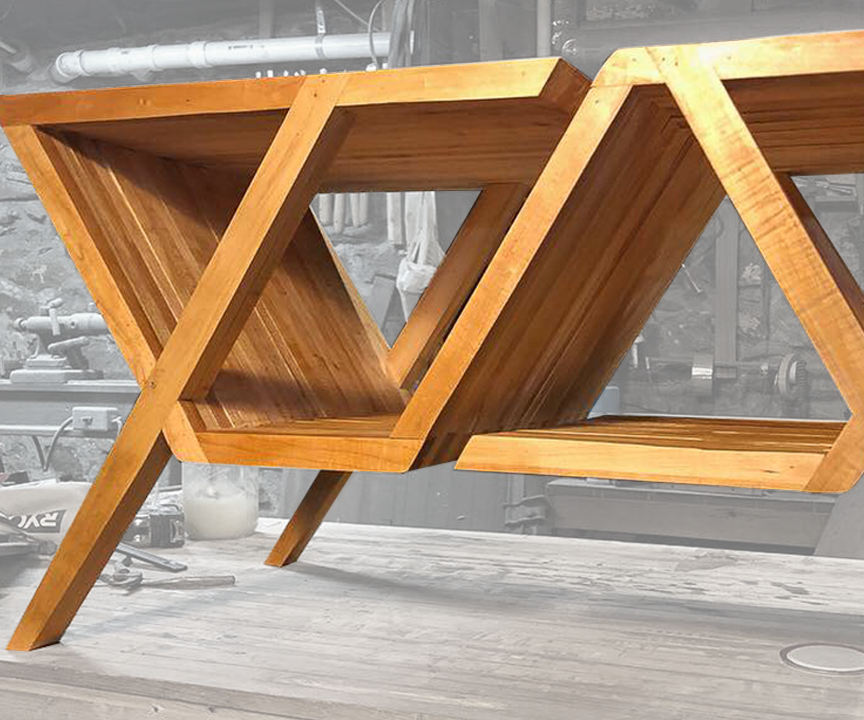 Slat-Built Modern Coffee Table (w/ Additive Joinery) : 16 Steps (with ...