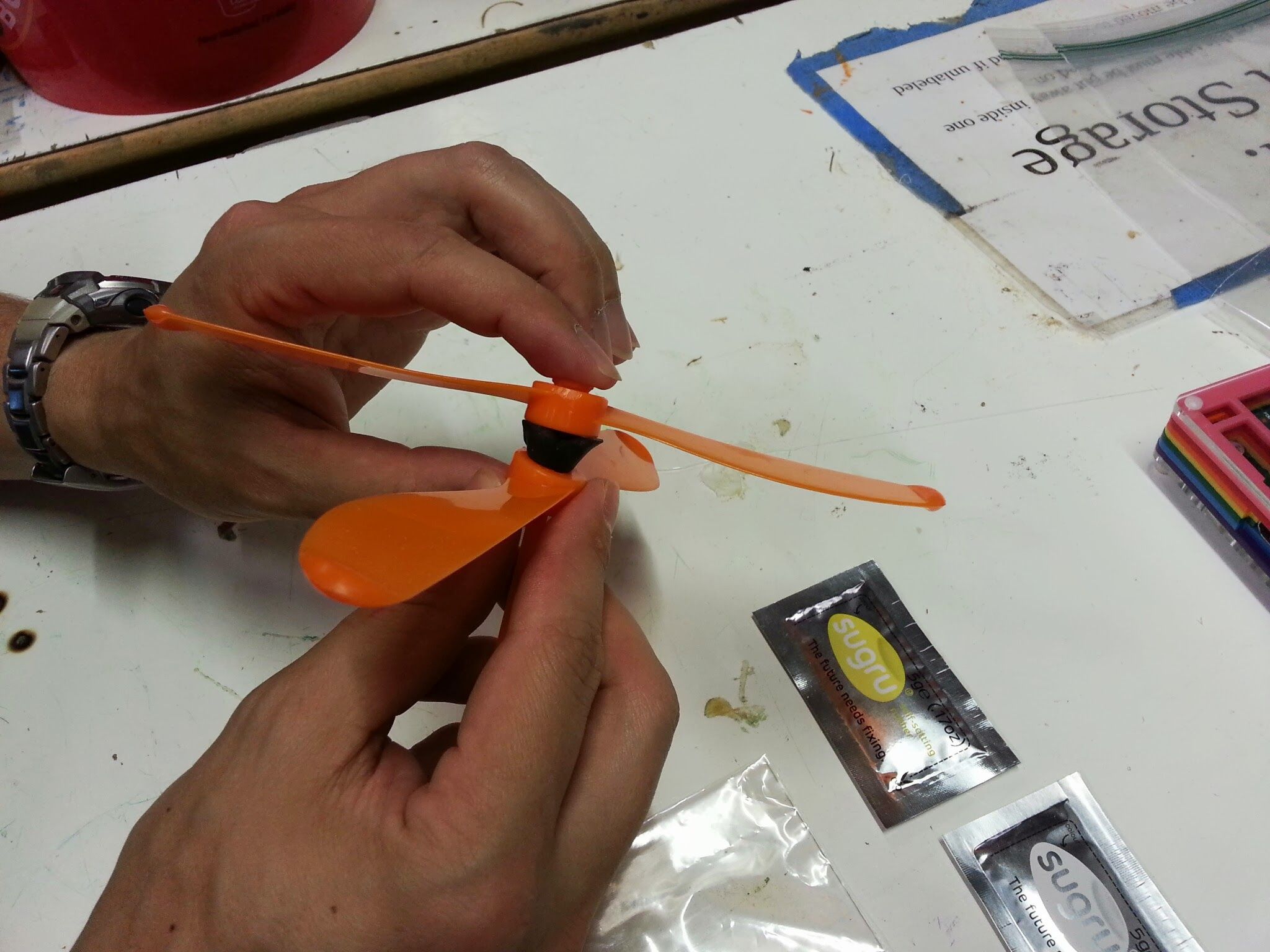 Use Sugru to Upgrade a Hand Copter Toy - Instructables