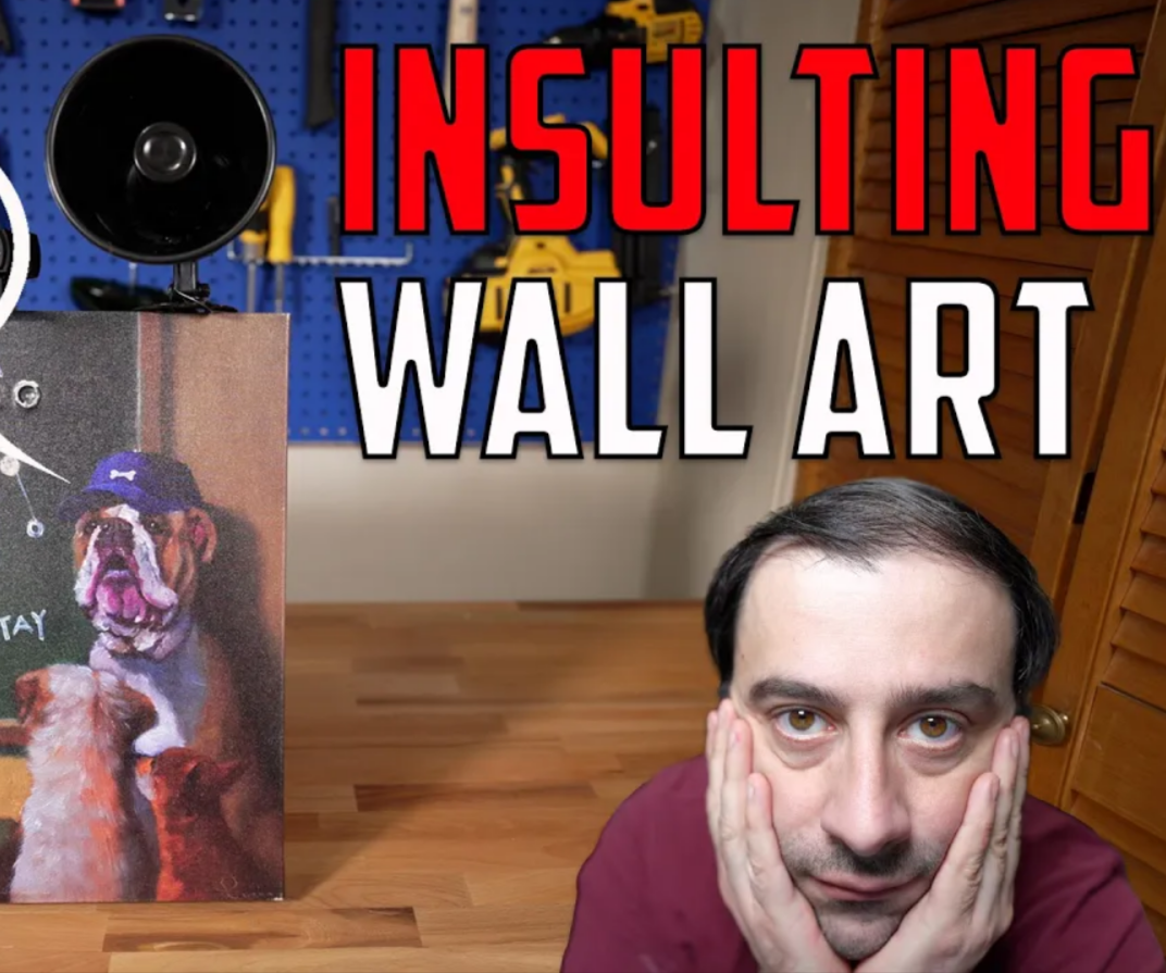 Wall Art Roasts You & Shares Your Photo on Reddit! : 5 Steps ...