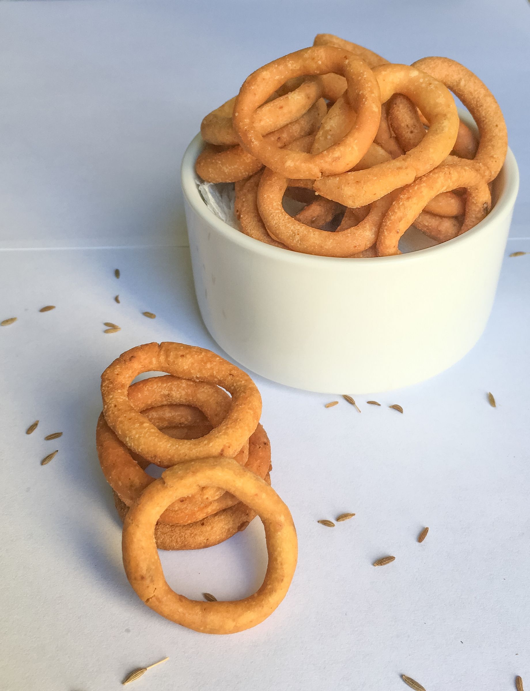 Ring Murukku (Fried Rice Flour Rings) : 4 Steps (with Pictures ...