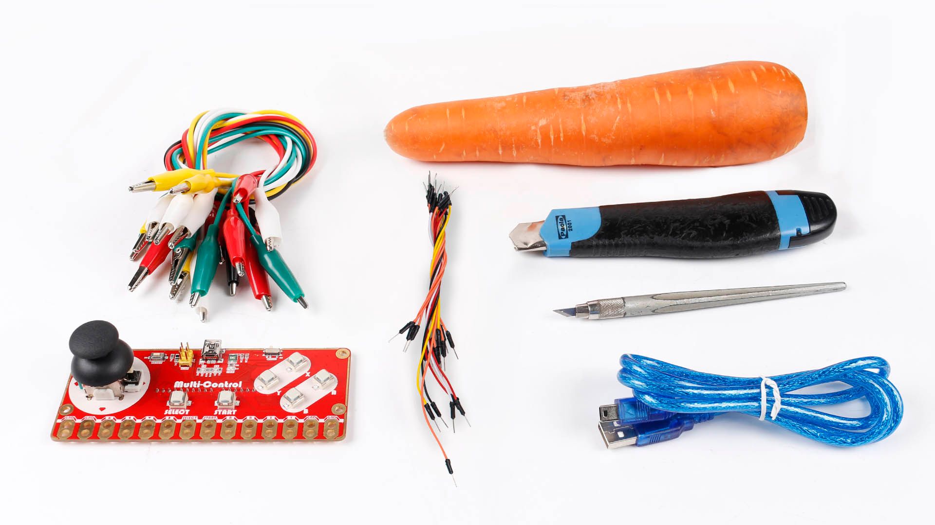 How to Make a Carrot Keyboard With Multi-Control : 7 Steps (with ...