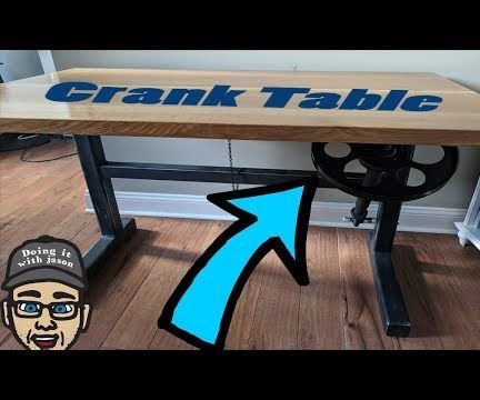 Hand Crank Table : 3 Steps - Instructables