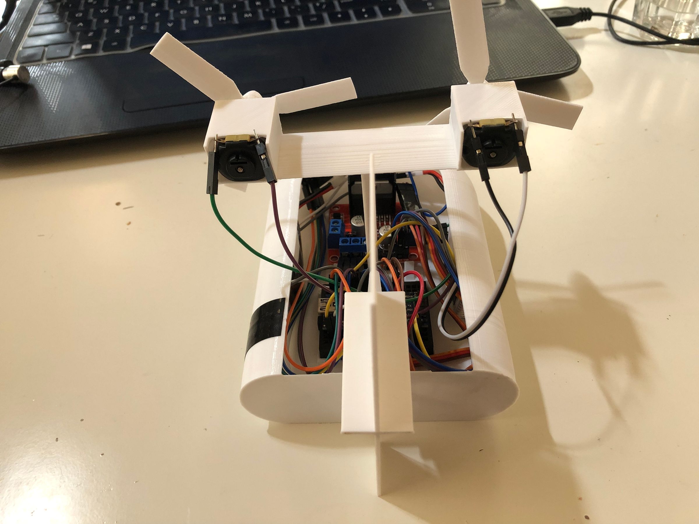 3D Printed Arduino RC Airboat With Controller : 6 Steps (with Pictures ...