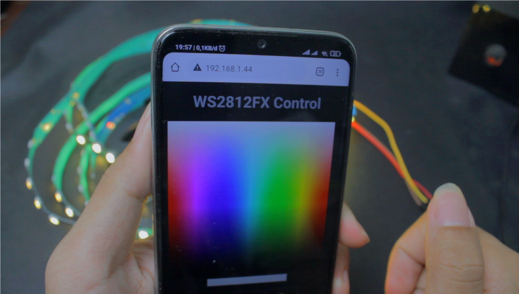 How To Controls Ws2812b Using Esp 01 Arduino Esp8266 8 Steps Instructables 4804