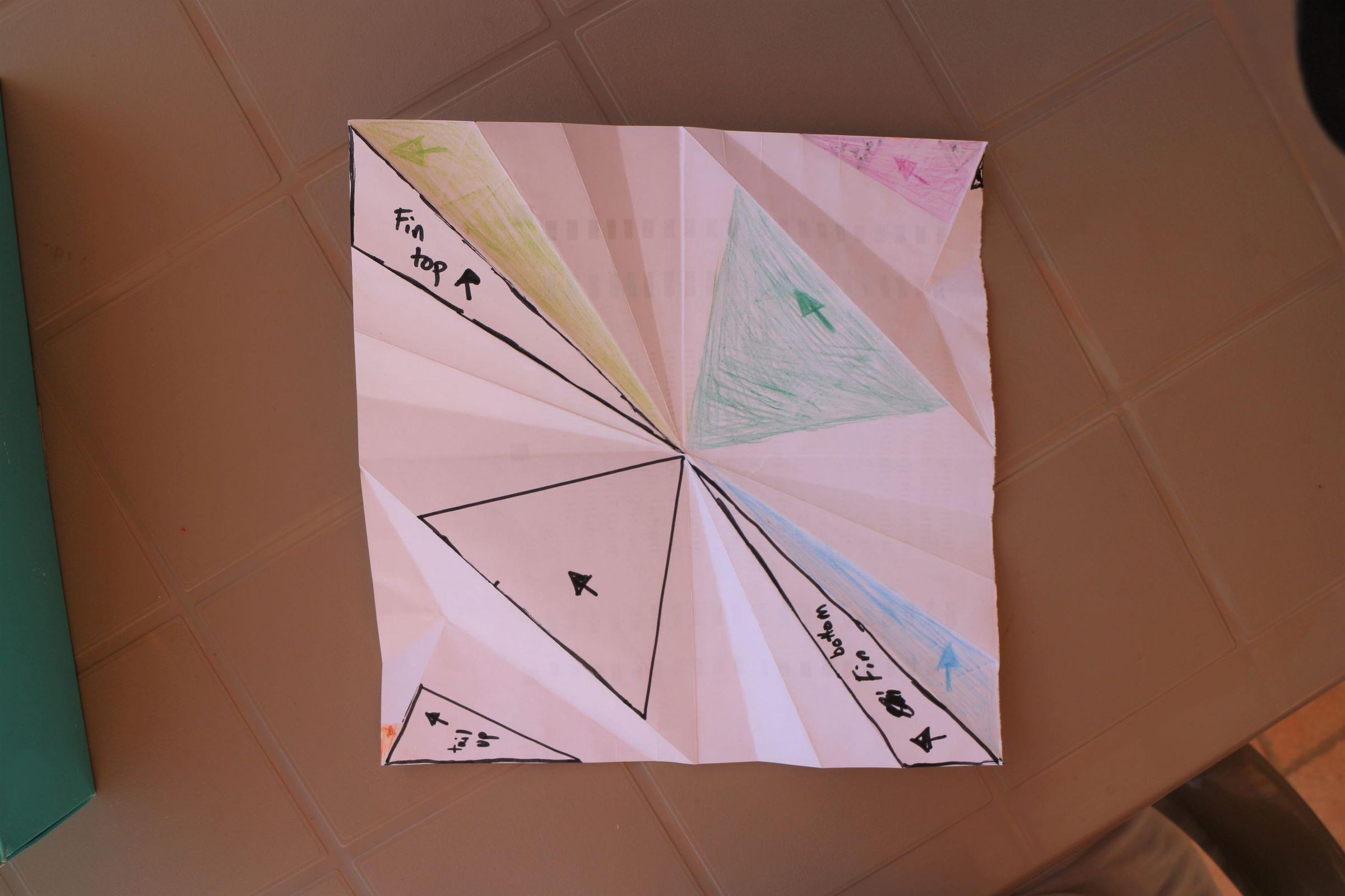 DIY Origami Model to Printable Detailed Origami Paper : 7 Steps ...