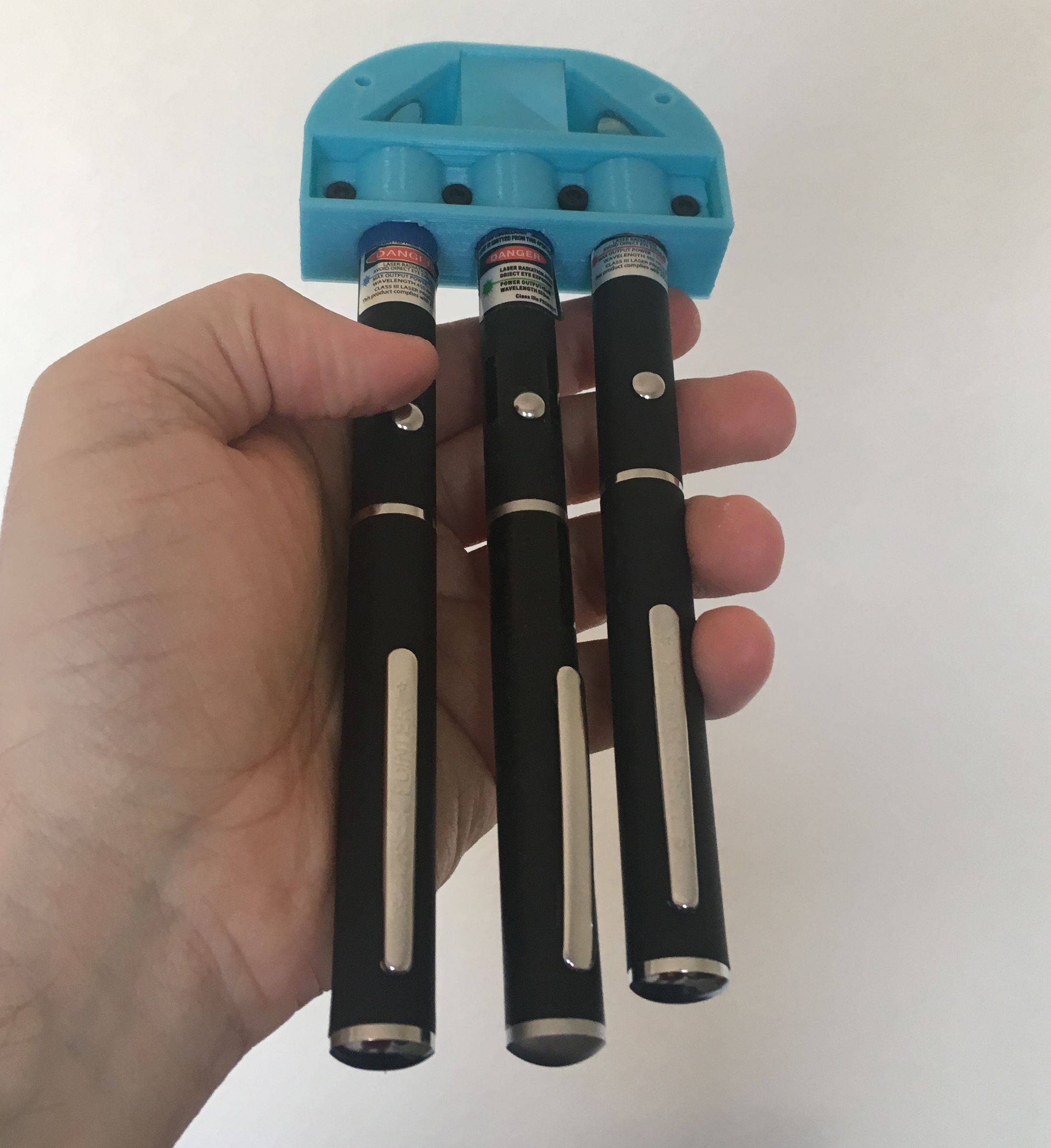 Triple-Barrel Pocket Laser Pointer From a Recycled Prism Cube : 7 Steps ...