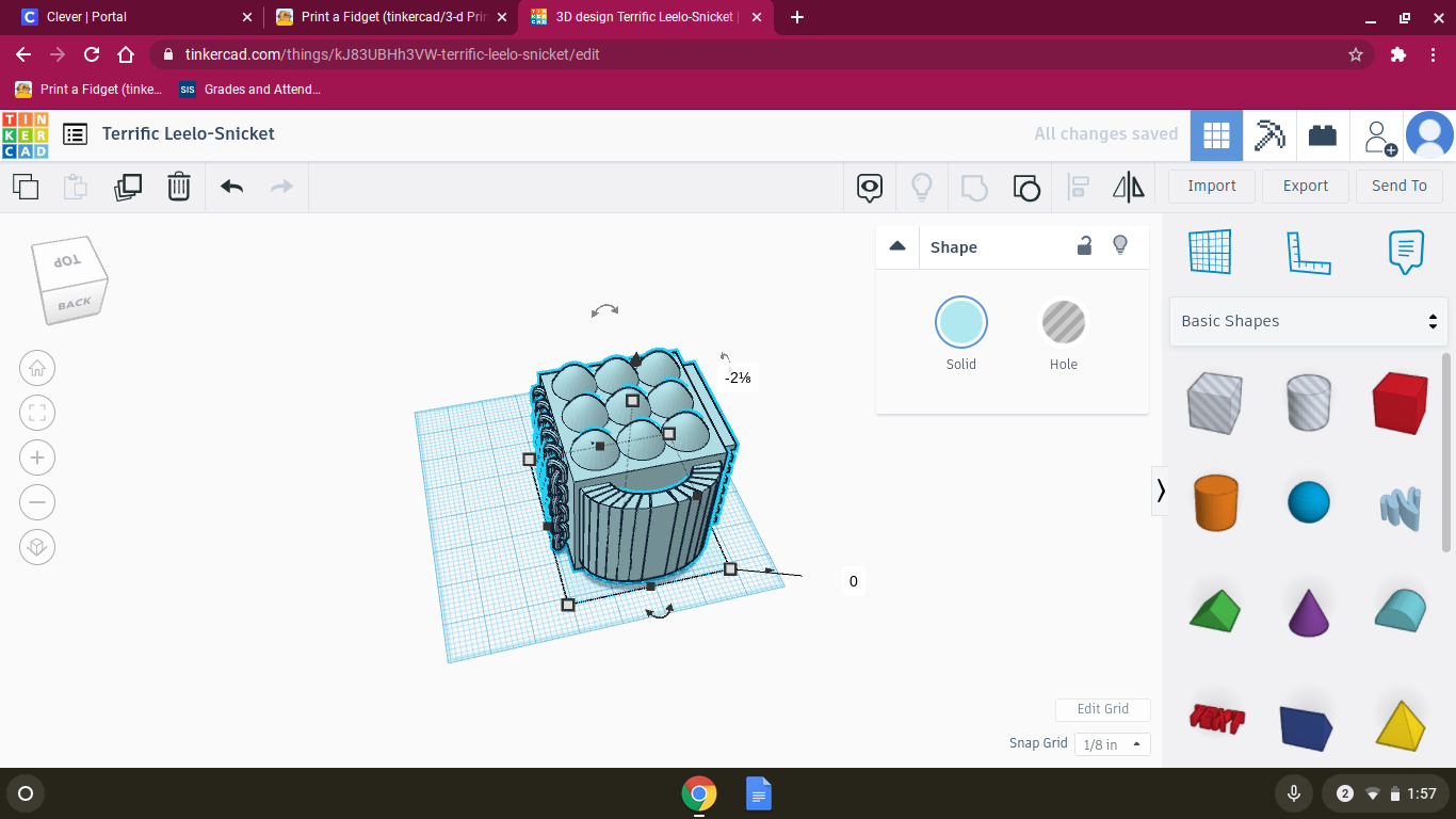 Print a Fidget (tinkercad/3-d Printing) : 45 Steps - Instructables