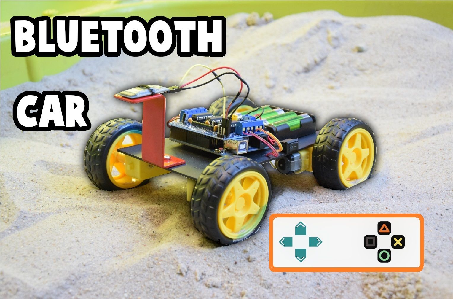 Simple CAR Arduino Bluetooth Controlled : 6 Steps - Instructables