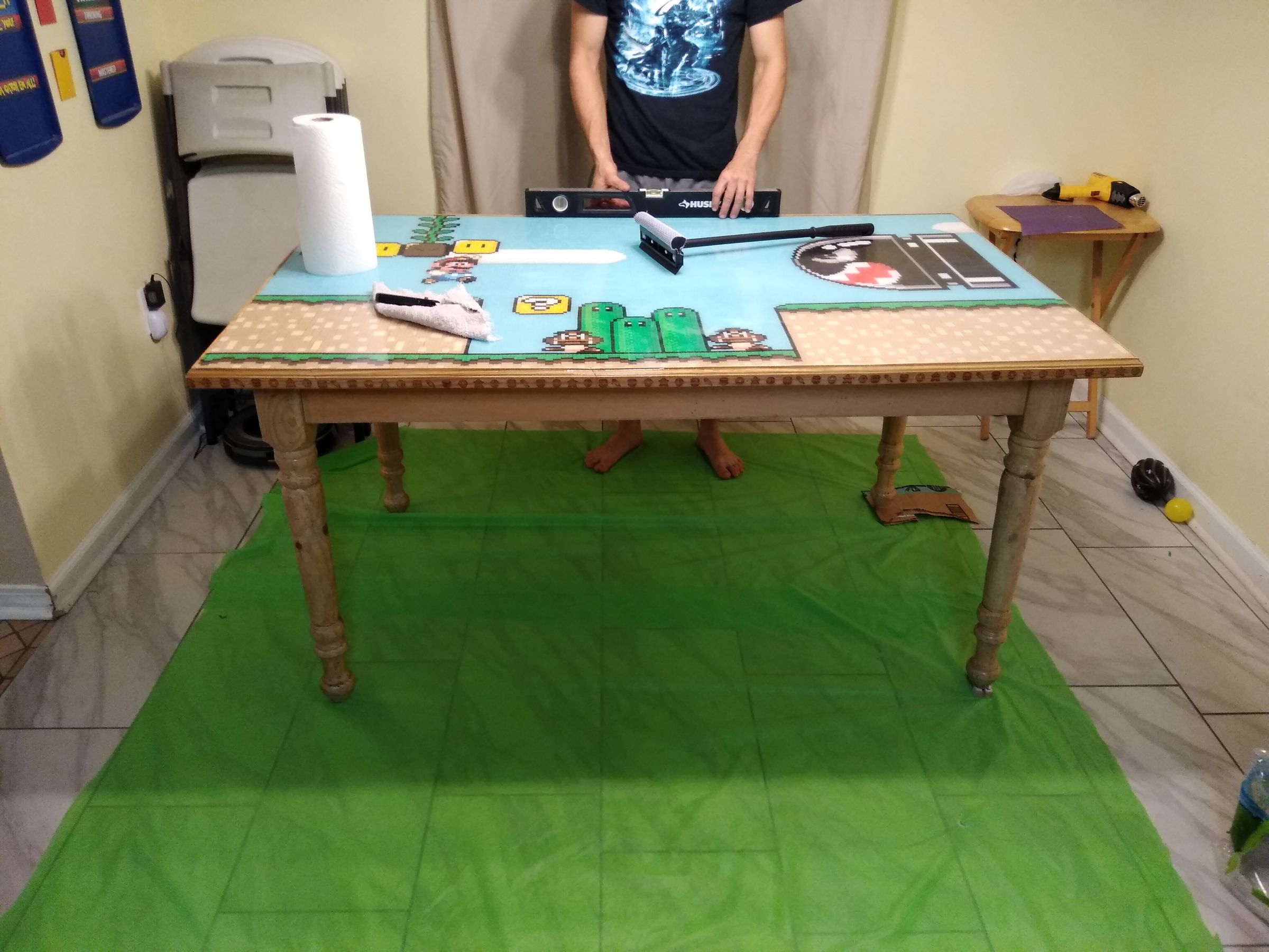 Mario Mosaic Tabletop : 10 Steps (with Pictures) - Instructables