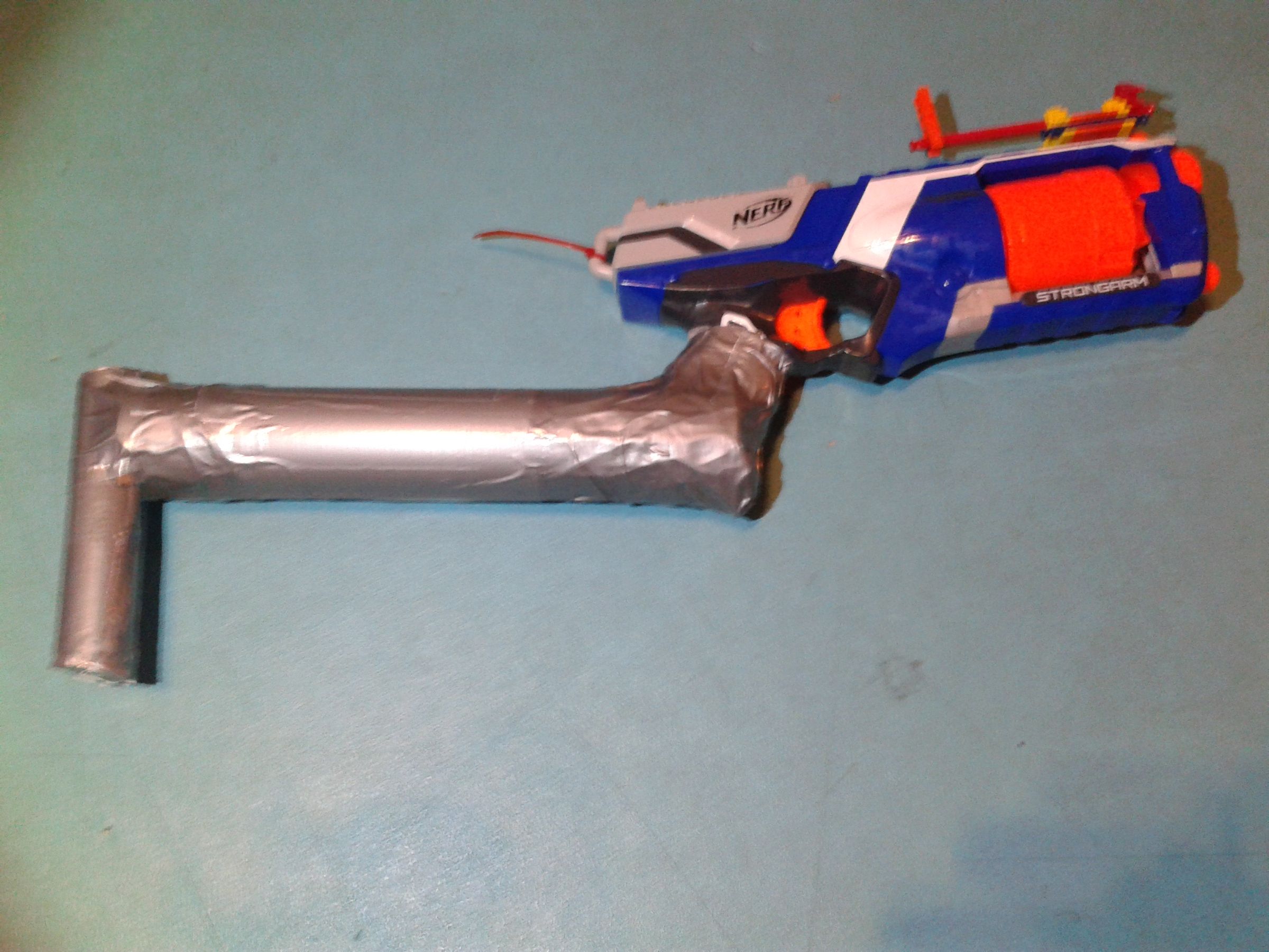 Nerf Strongarm Scrap Stock and Attachment System : 4 Steps - Instructables
