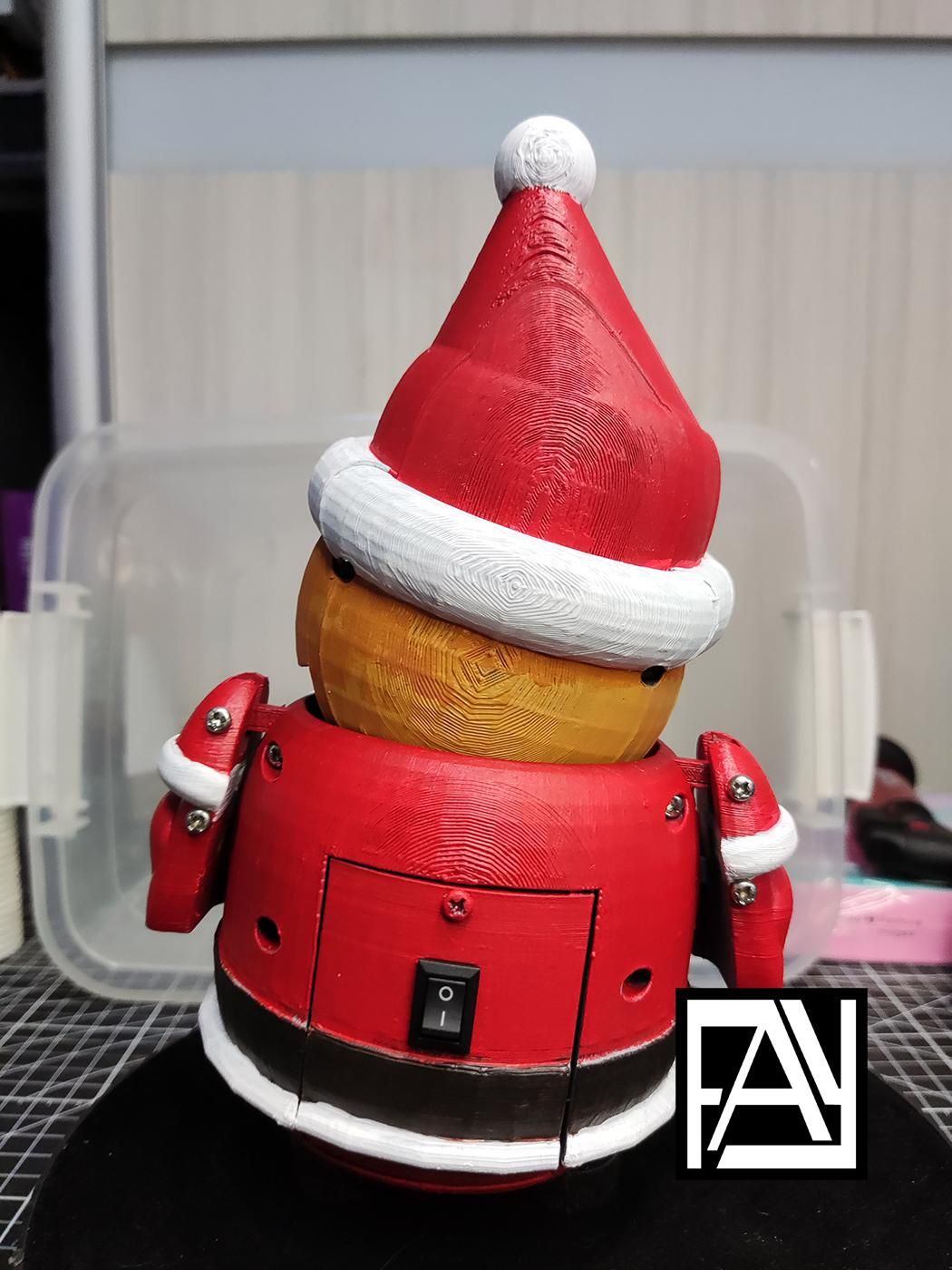 Dancing Santa Clause Automata : 8 Steps (with Pictures) - Instructables