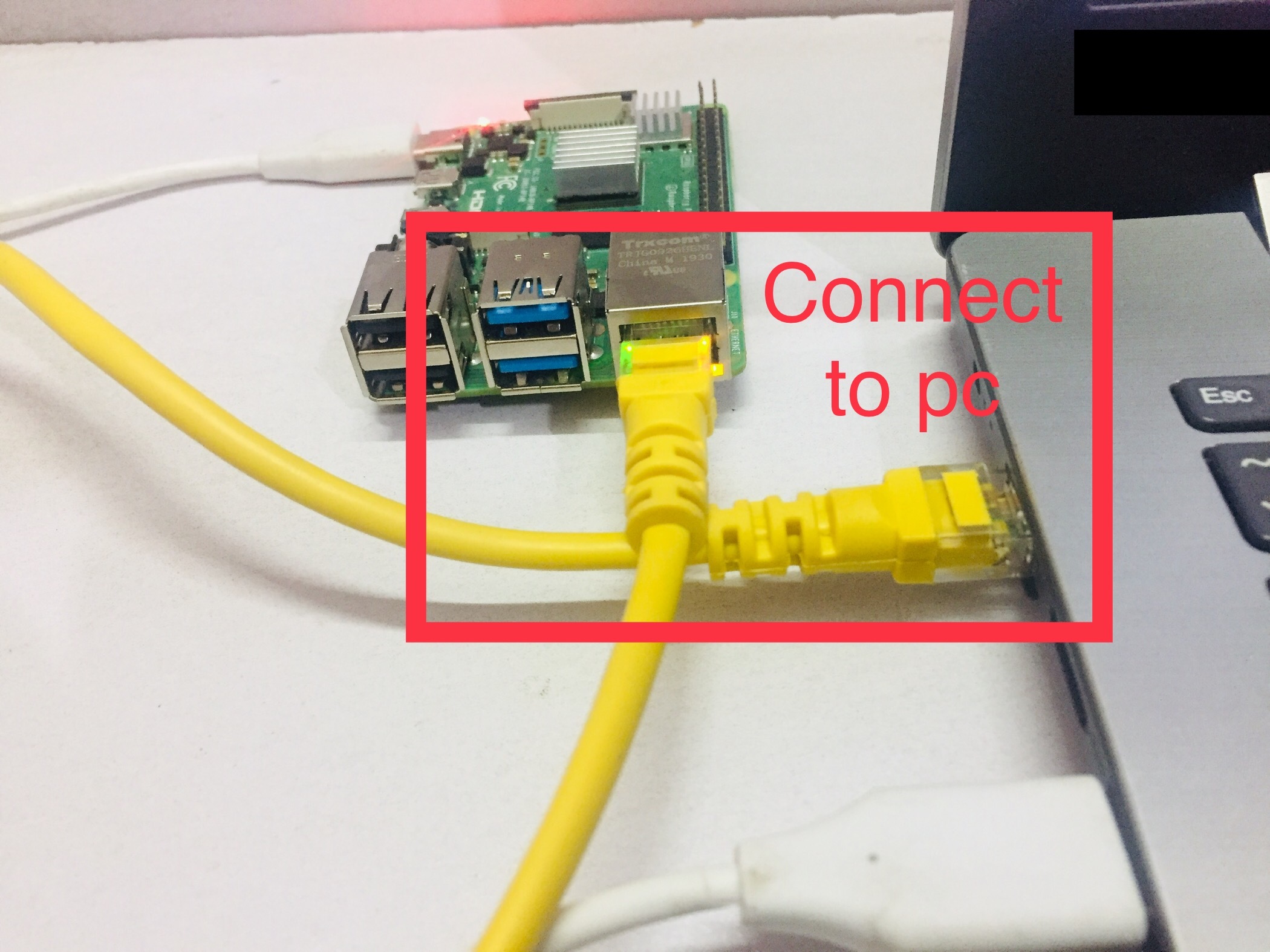 Set Up Raspberry Pi 4 Through Laptop/pc Using Ethernet Cable(No Monitor, No Wi-Fi) : 8 Steps ...