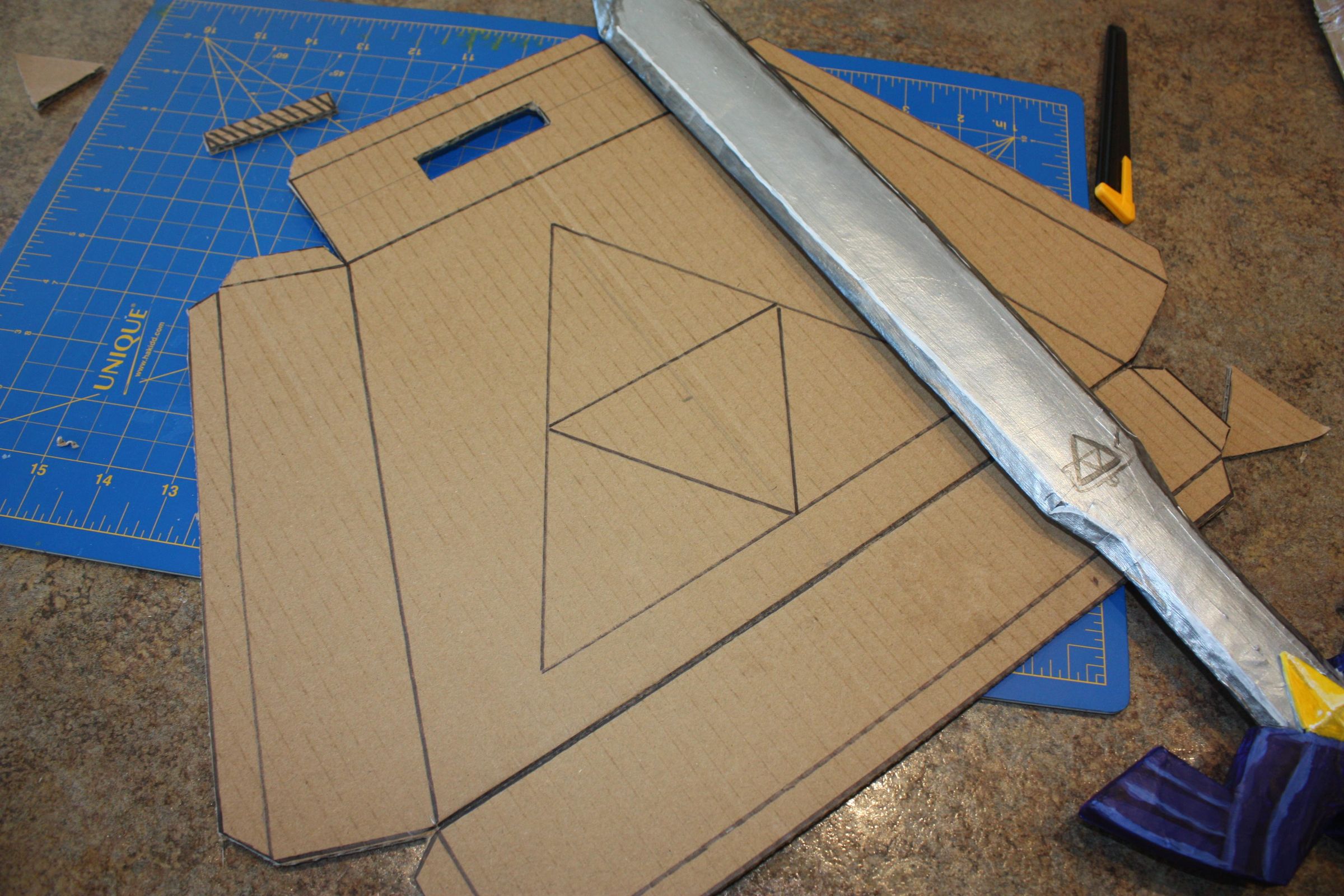 Cardboard Master Sword : 12 Steps (with Pictures) - Instructables