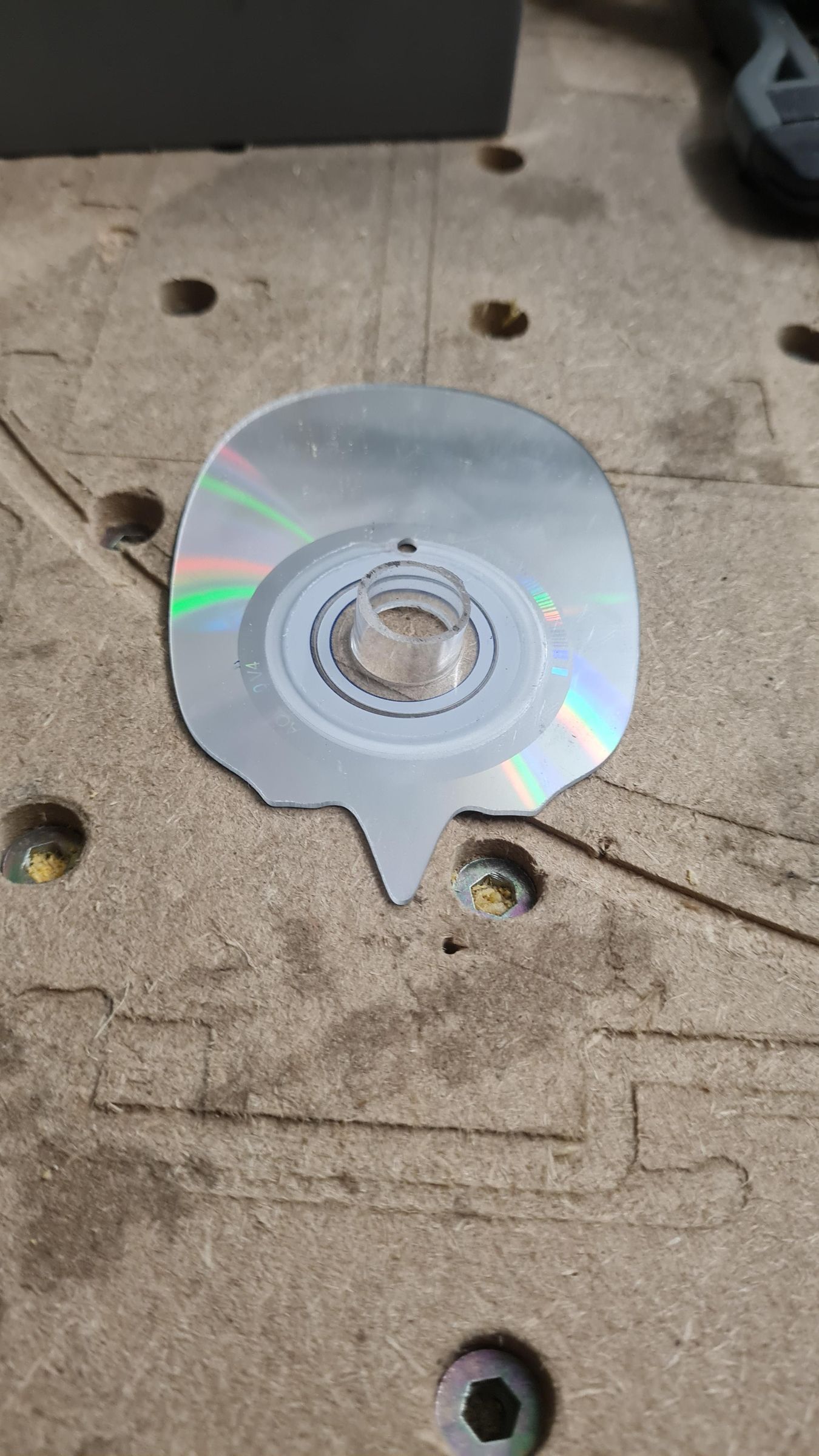 RGB LED CD Head - New Life for Old AOL CD's : 4 Steps (with Pictures ...