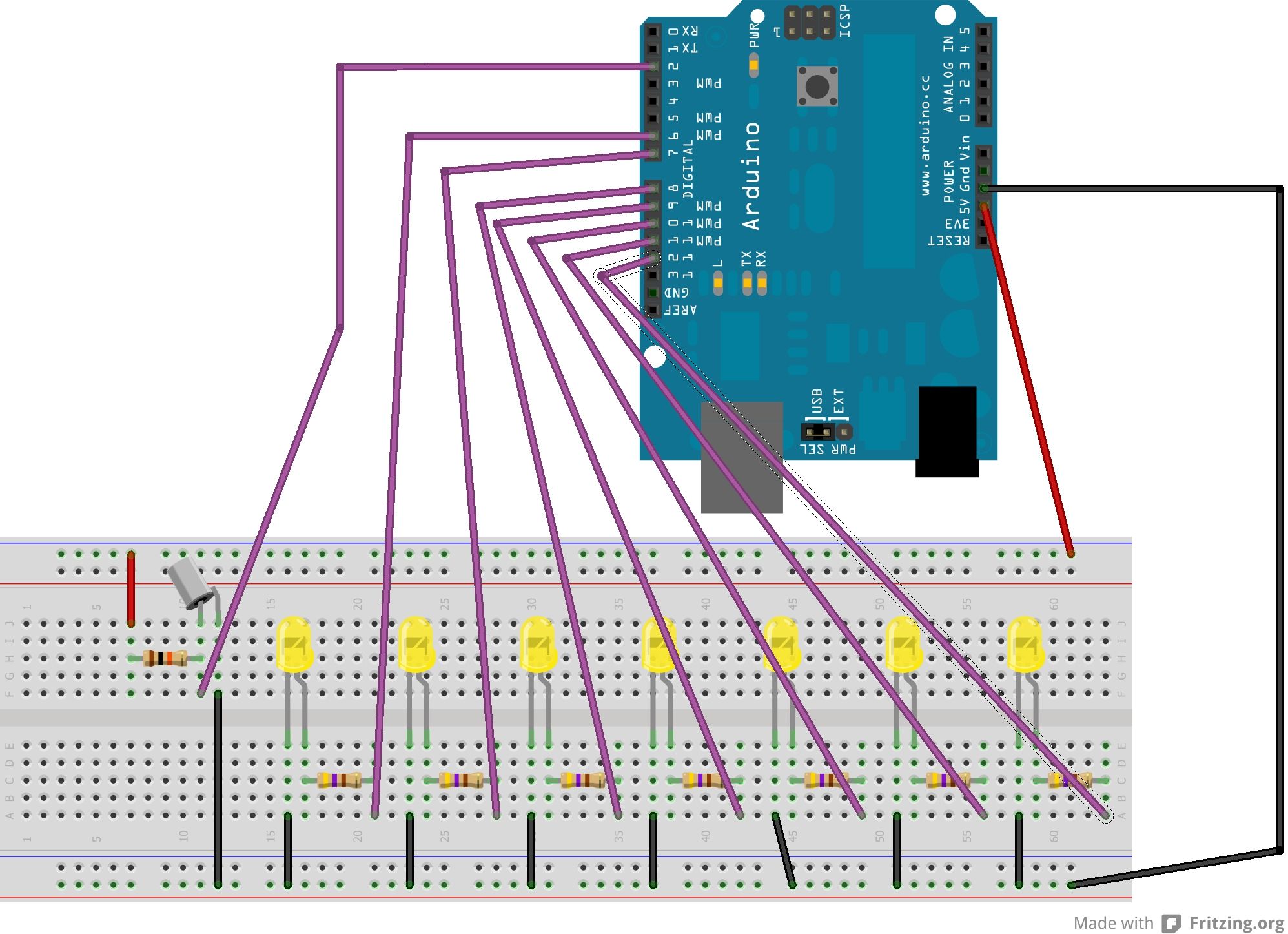 Simple POV Homemade Arduino Shield : 5 Steps - Instructables
