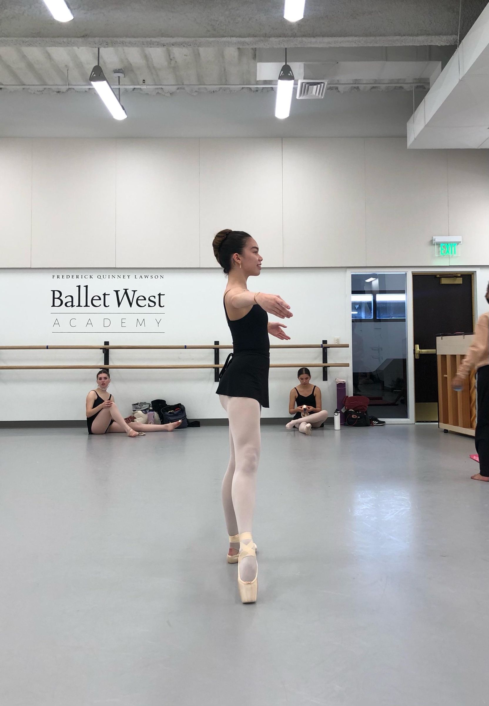 Back Tendu Ballet Dancer