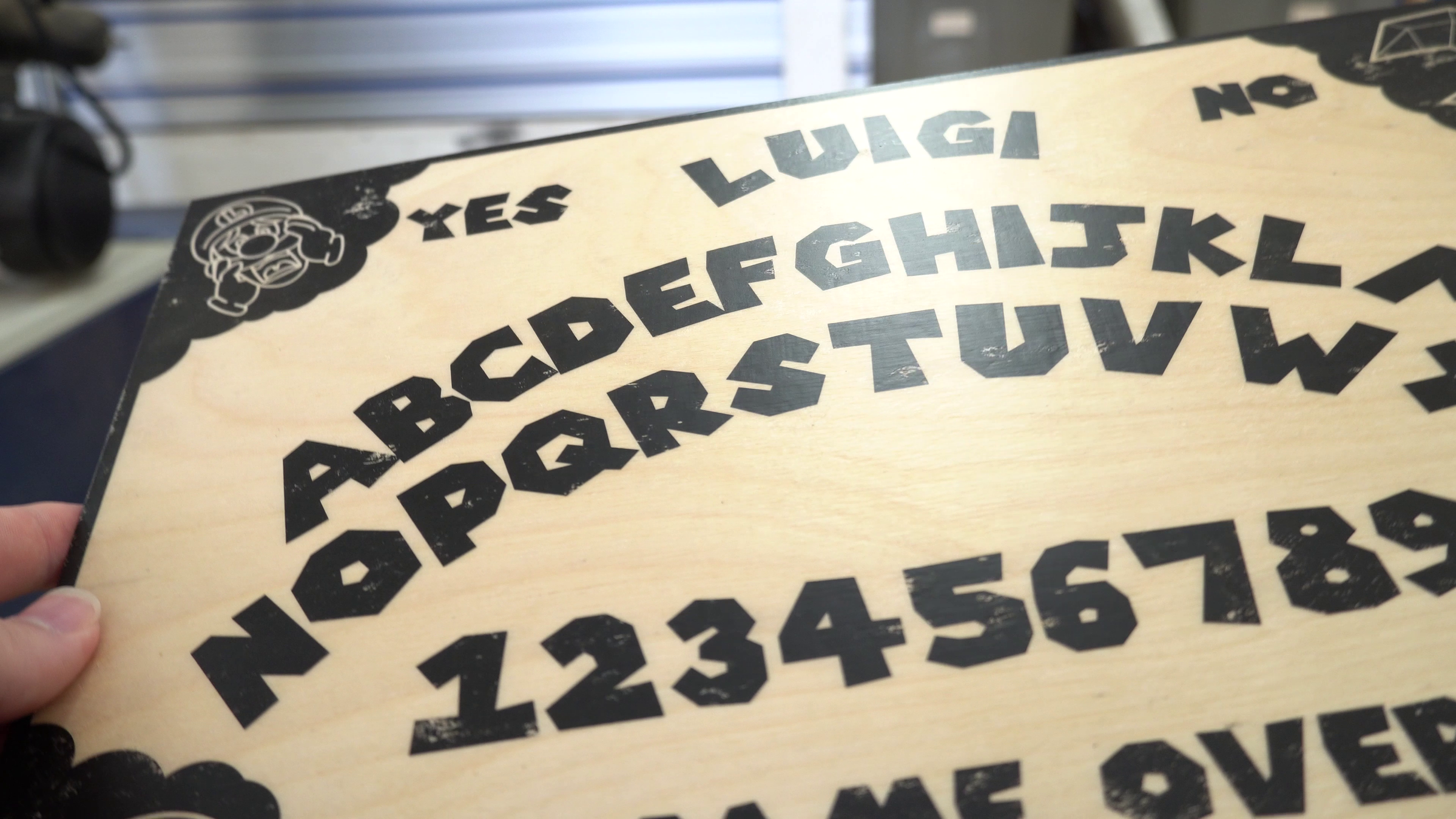 Custom Wooden Ouija Board // Luigi Board : 10 Steps (with Pictures ...