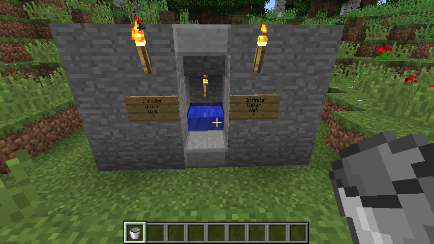 Minecraft - Infinite Water Well : 3 Steps - Instructables