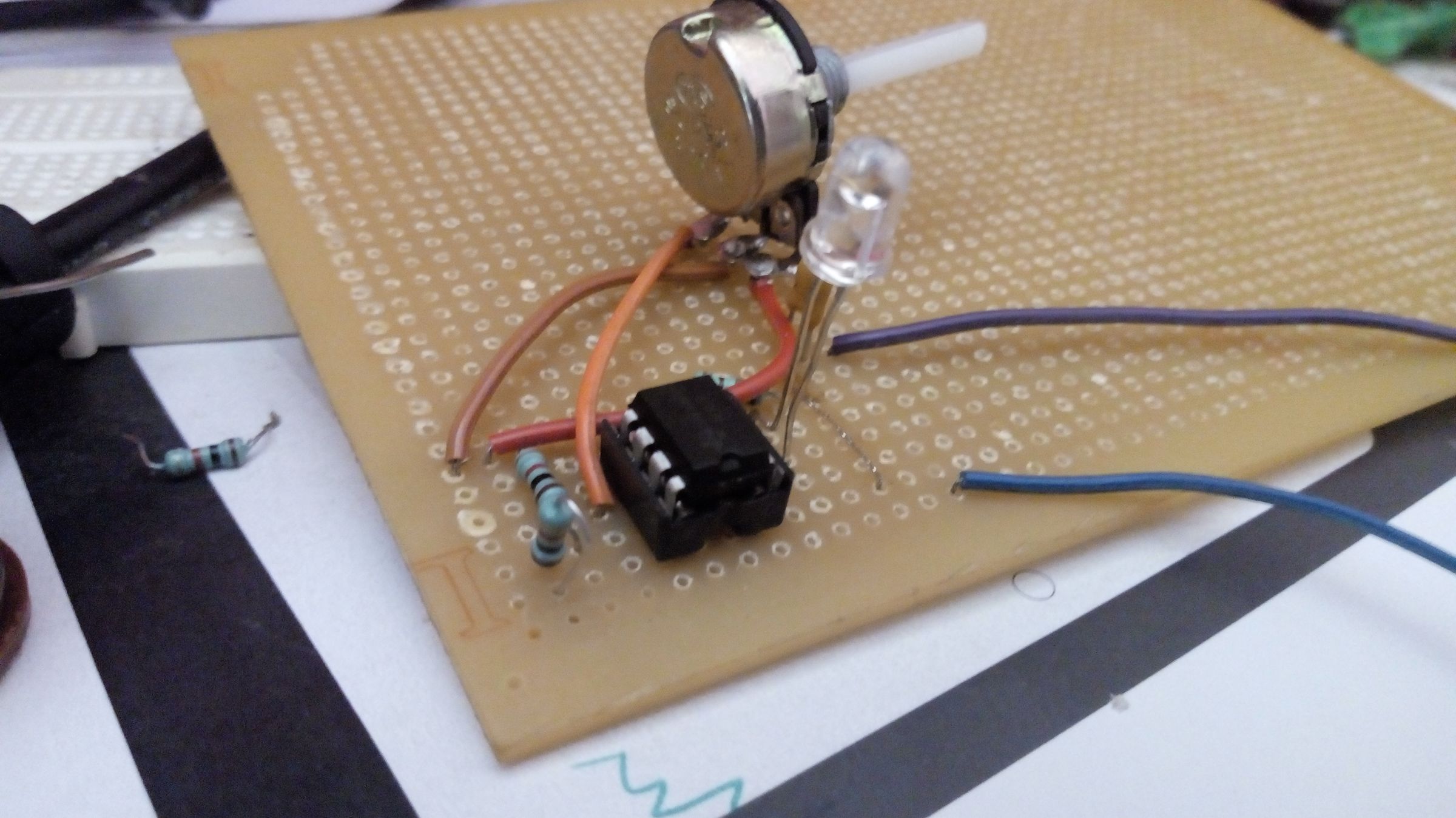 Proximity Sensor for Arduino MCU Using 555 Timer IC : 7 Steps (with ...