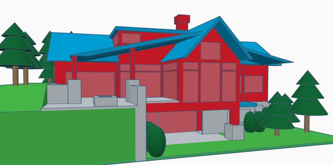 Building a 3D Model of Your Dream Home in TinkerCAD : 8 Steps (with ...