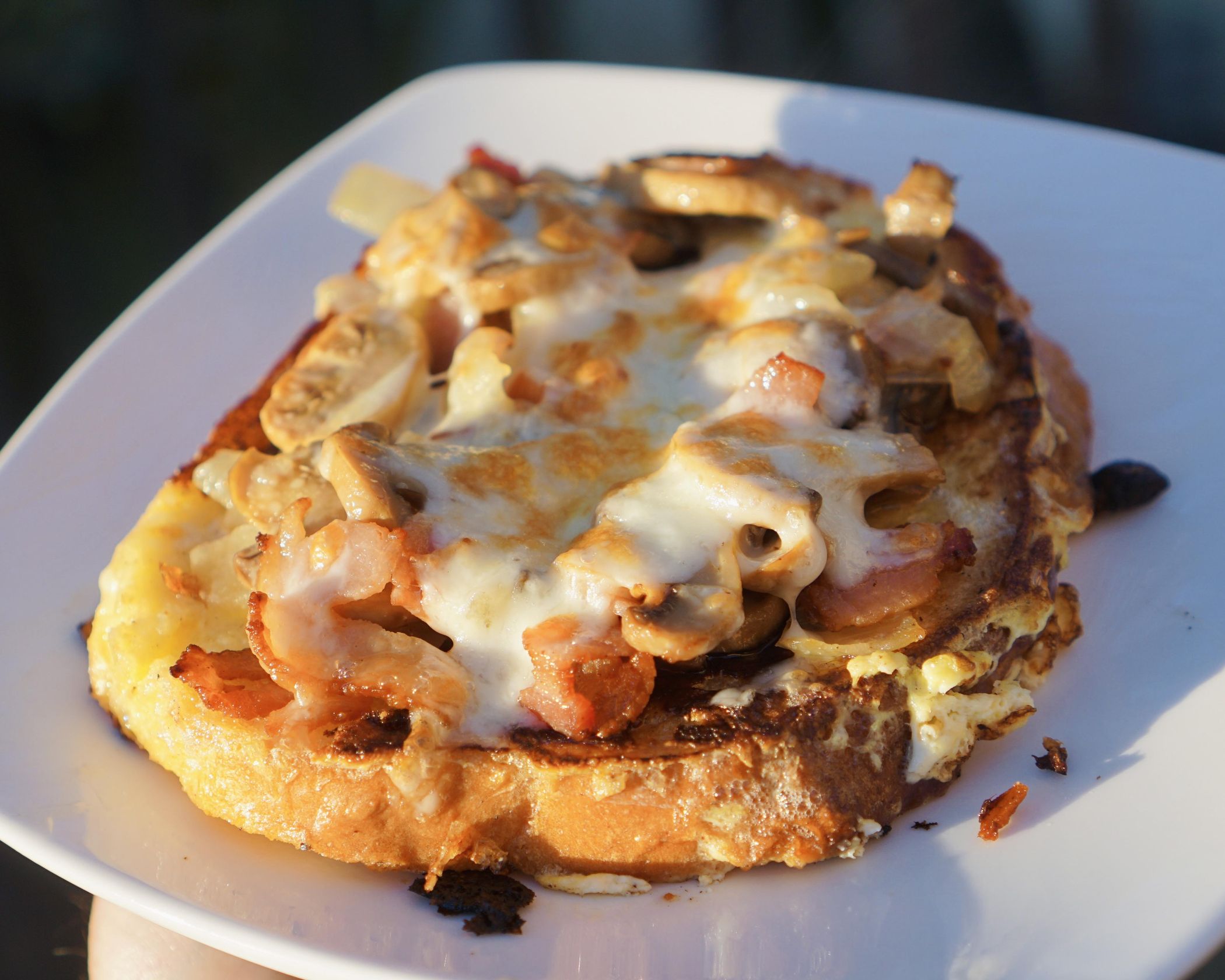Savory French Toast Breakfast Melts : 3 Steps (with Pictures ...