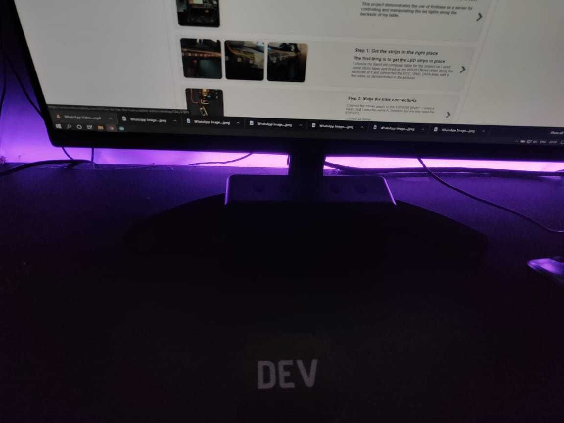 Remotely Controlled RGB Desktop Lights : 5 Steps - Instructables