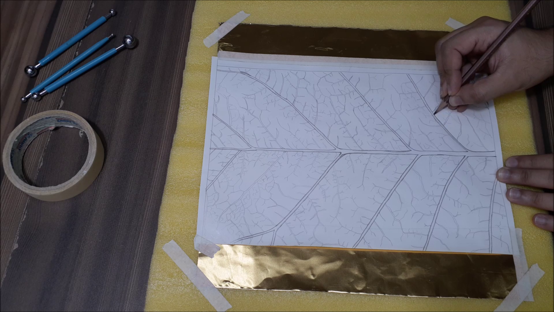 How to Make Leaf Embossed Painting / Metal Art : 4 Steps - Instructables